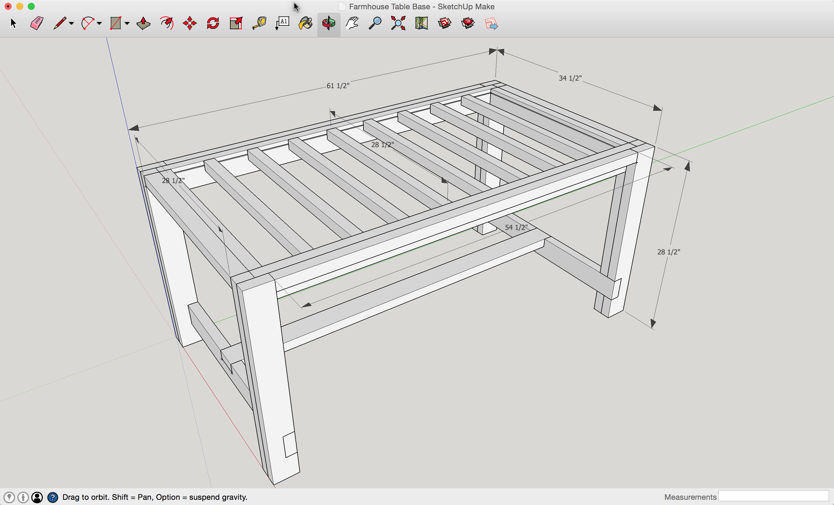 A Better Way of Attaching the Tabletop | EdHart.me